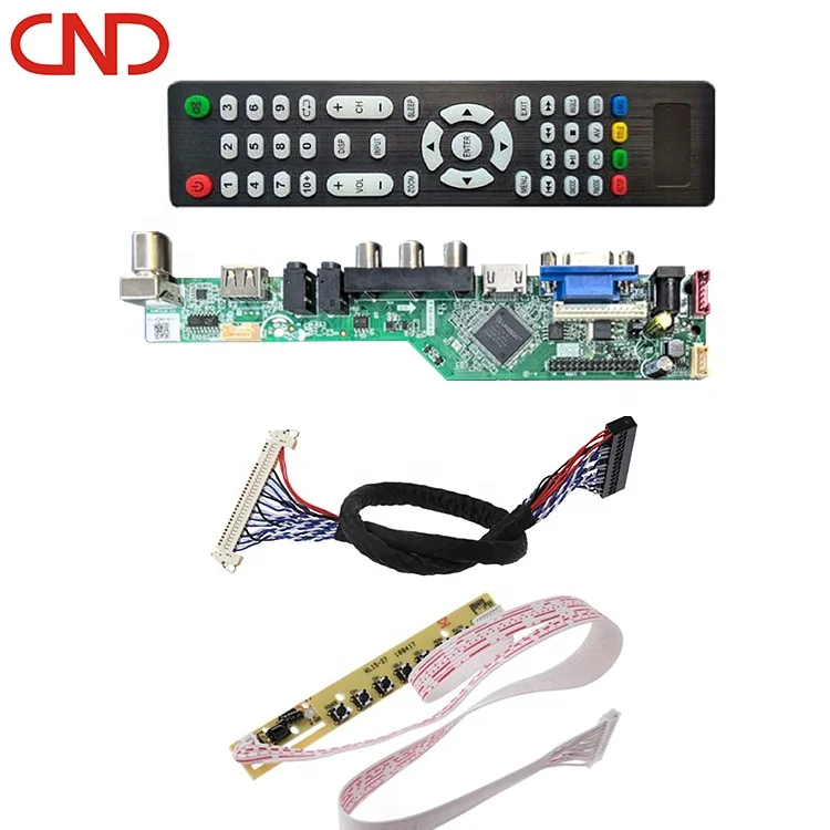 Universal V56 Lcd Led Motherboard TV SKD Kit Placa Logica Para Tv ...