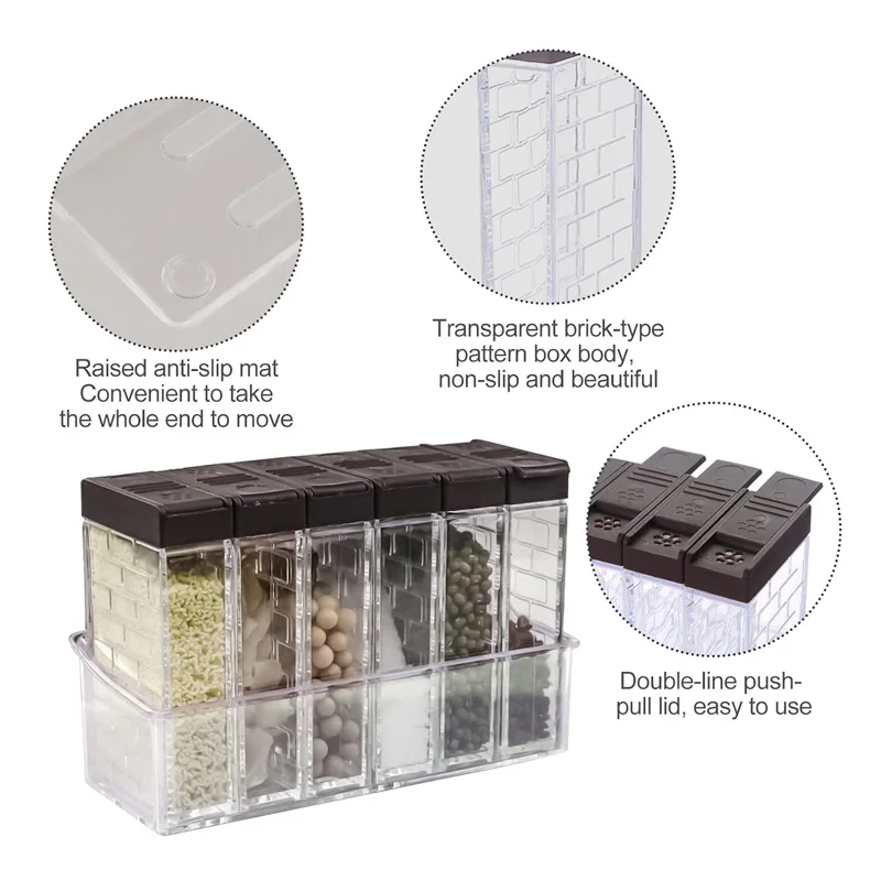 Hot Sale Spice Shaker Jars,Salt And Pepper Shakers,Plastic Spice ...