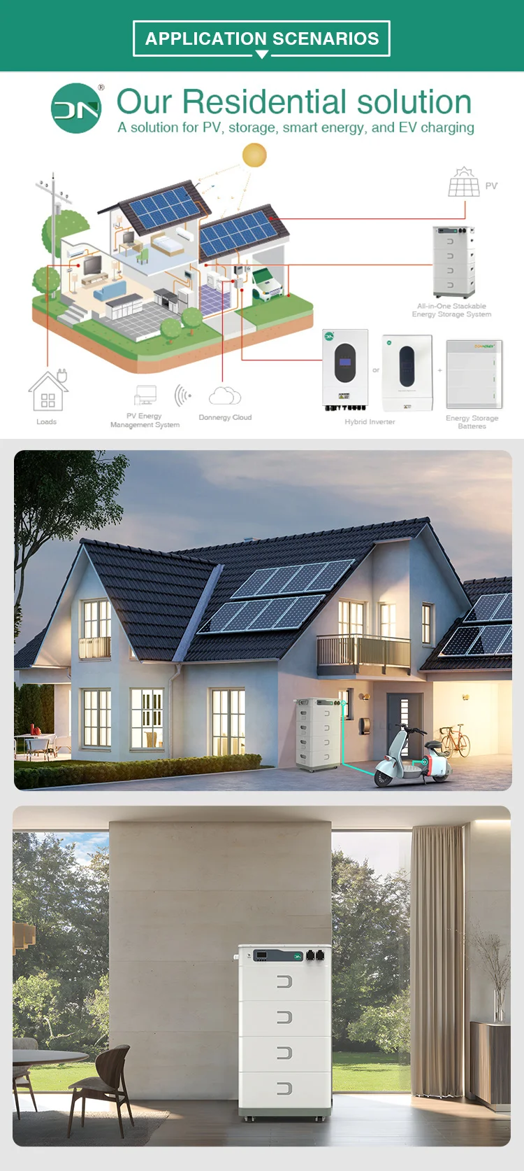 All-in-one Stackable Energy Storage System 5kw Inverter Lithium Lifepo4 ...