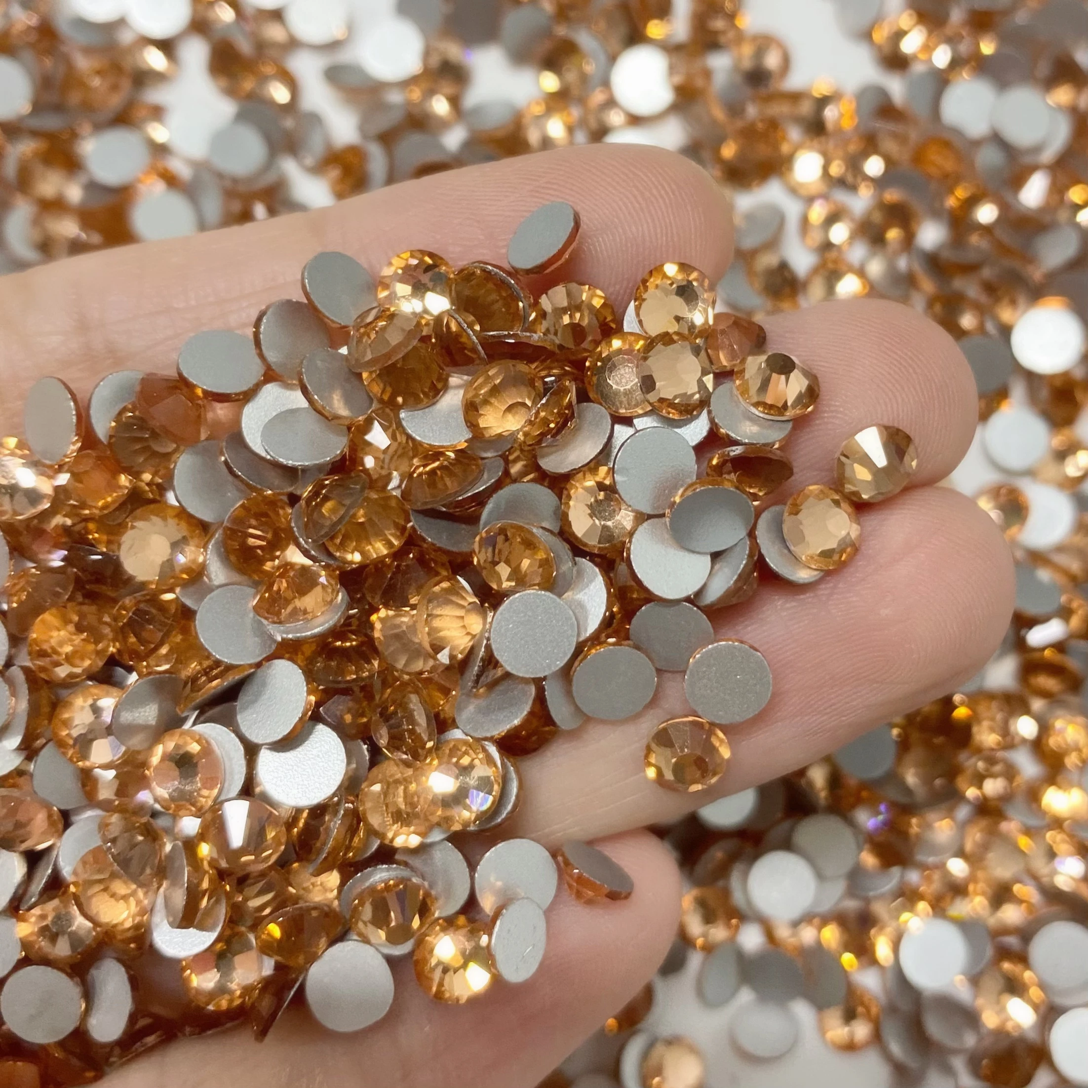 Ss3-ss50 Bulk Rhinestones Wholesale Glass Rhinestones Flat Back Non ...