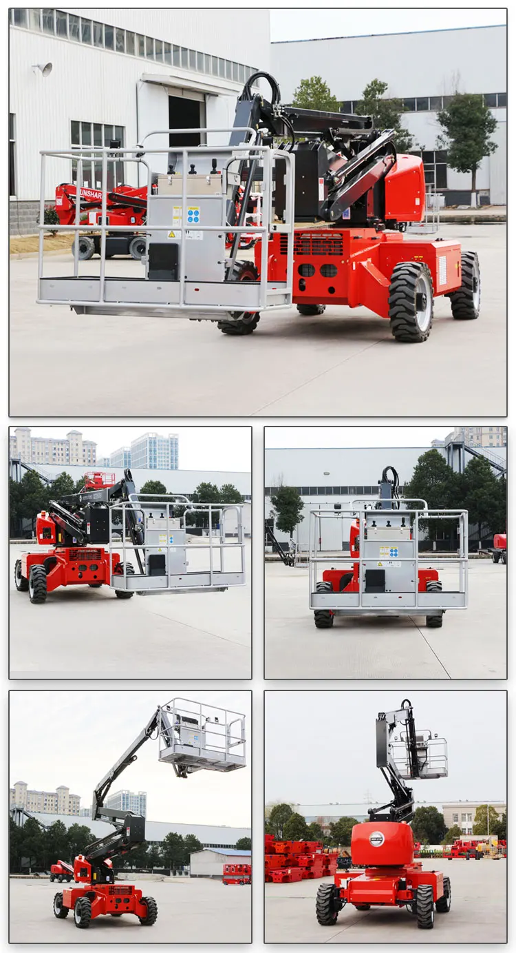 10-48m Aerial Self Propelled Articulated Telescopic Boom Lift