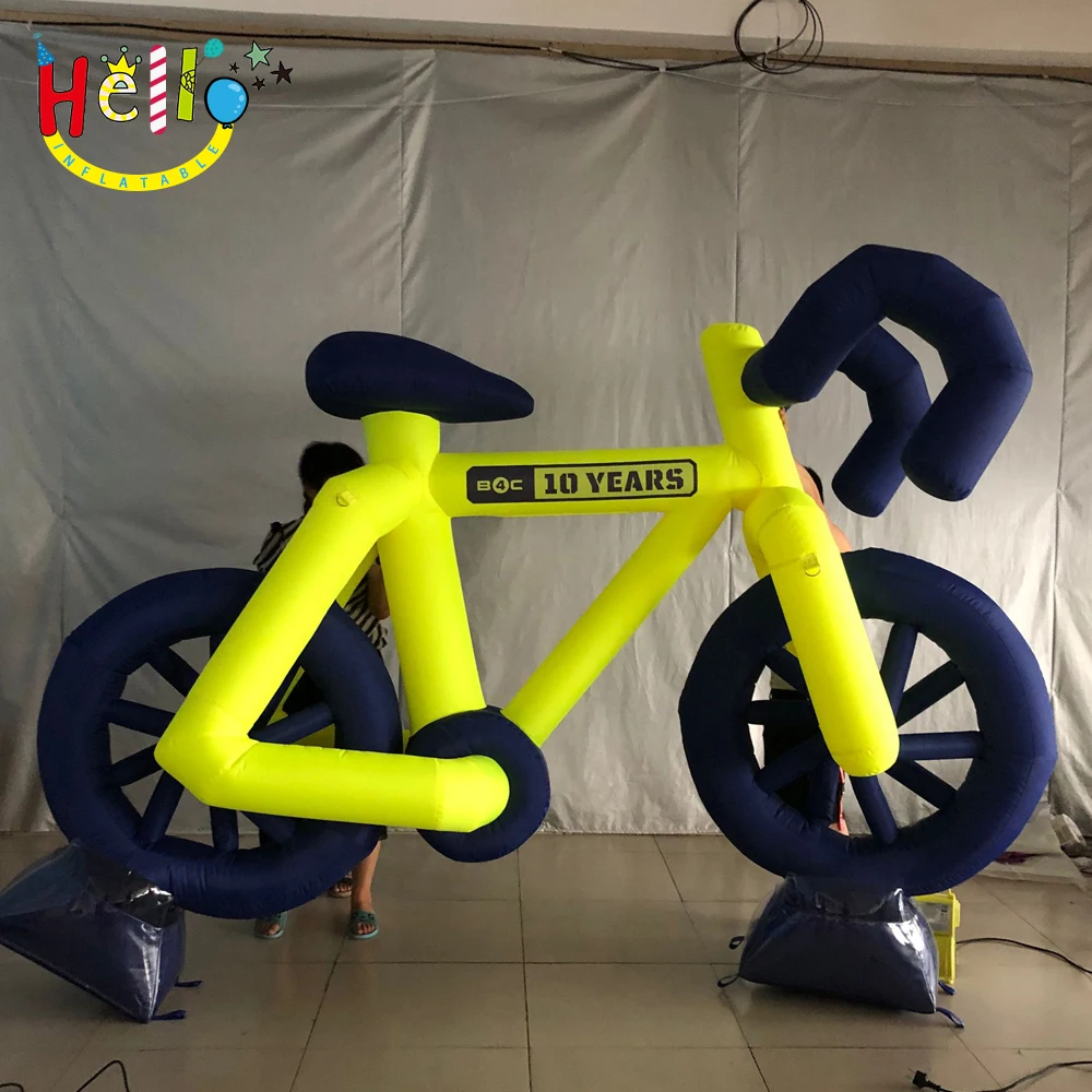Very Vivid Giant Inflatable Bike Model Giant Inflatable Bicycle - Buy ...