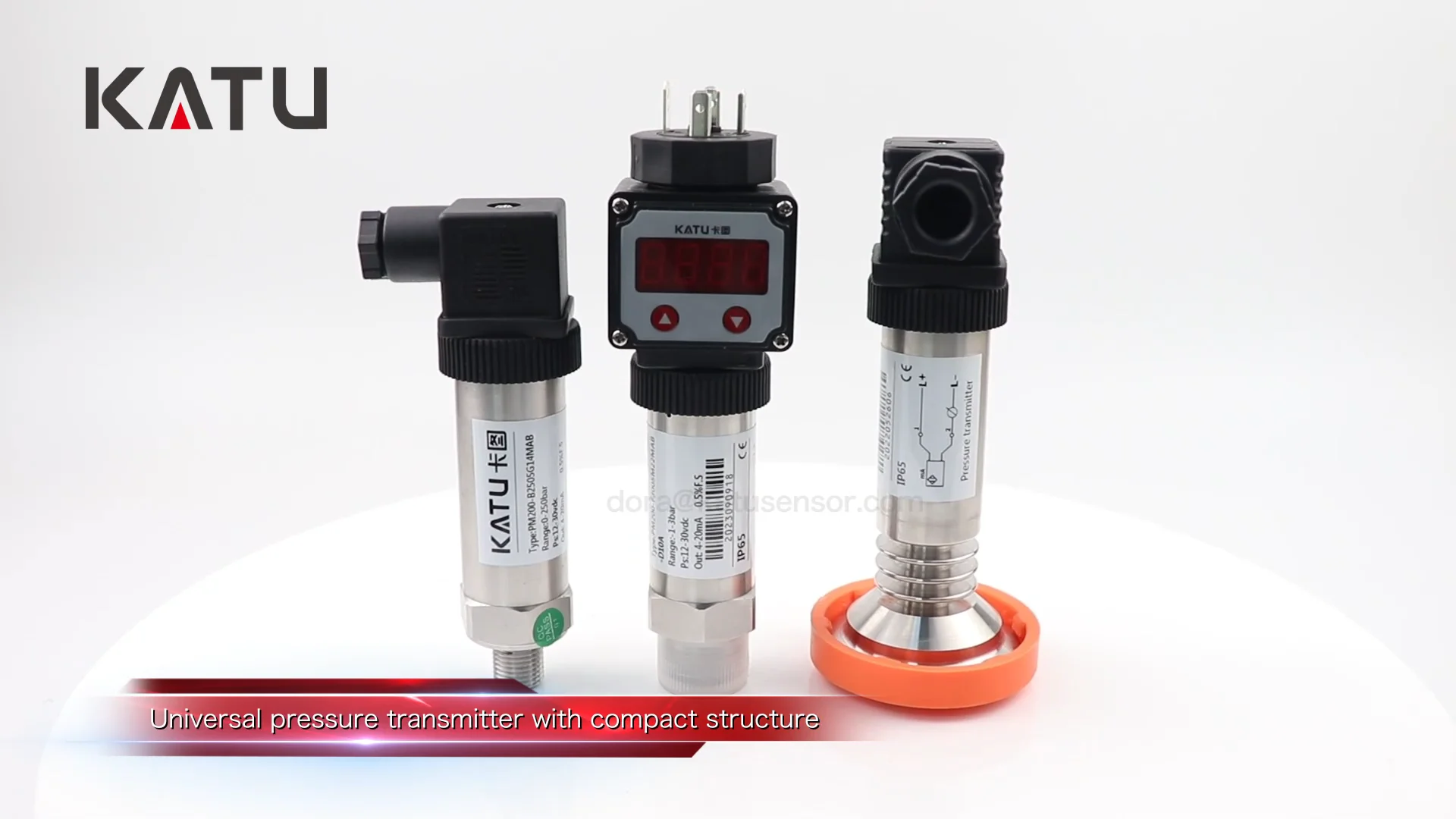 Katu Pm200 Pressure Transducer Flush Diaphragm Type Pressure Sensor 4 ...