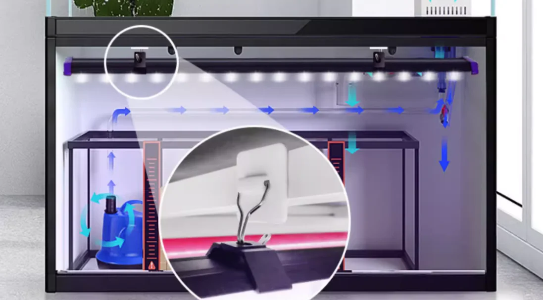 Dragonfish Special Aquarium Trichromatic Lighting Dragon Fish Lamps Red ...