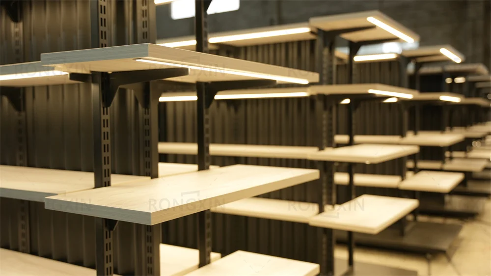 Custom Retail Store Design Showroom Supermarket Promotion Display Shelf ...