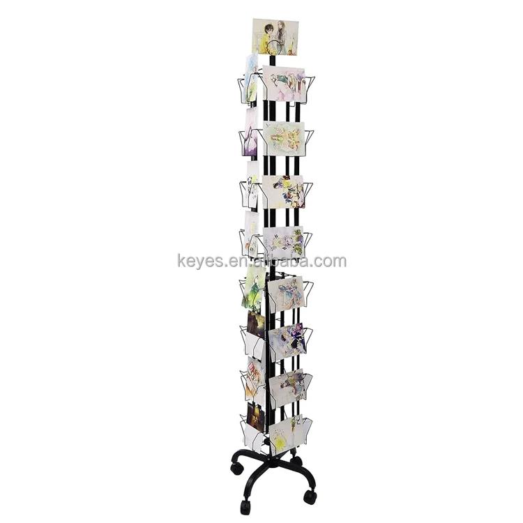 Modern Metal Wire Brochure Holder Display Racks Post Calendar Comic ...