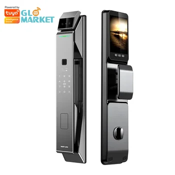 Glomarket Tuya Security Fully Automatic Smart Lock 3d Face Recognition Biometric Lock Home ...