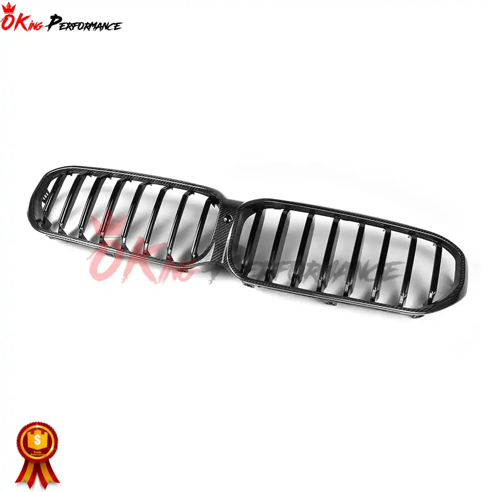 Dry Carbon Fiber Single Slat Grille For Bmw 5 Series G30 Lci - Buy ...