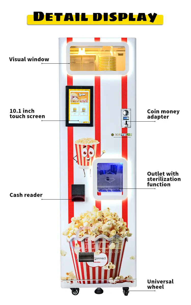 Commercial Large Capacity Fully Automatic Machine Snack Equipment ...