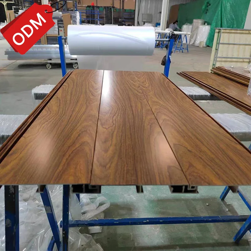 Aluminum Metal Wall Cladding Wood Grain Exterior Interior Panel ...