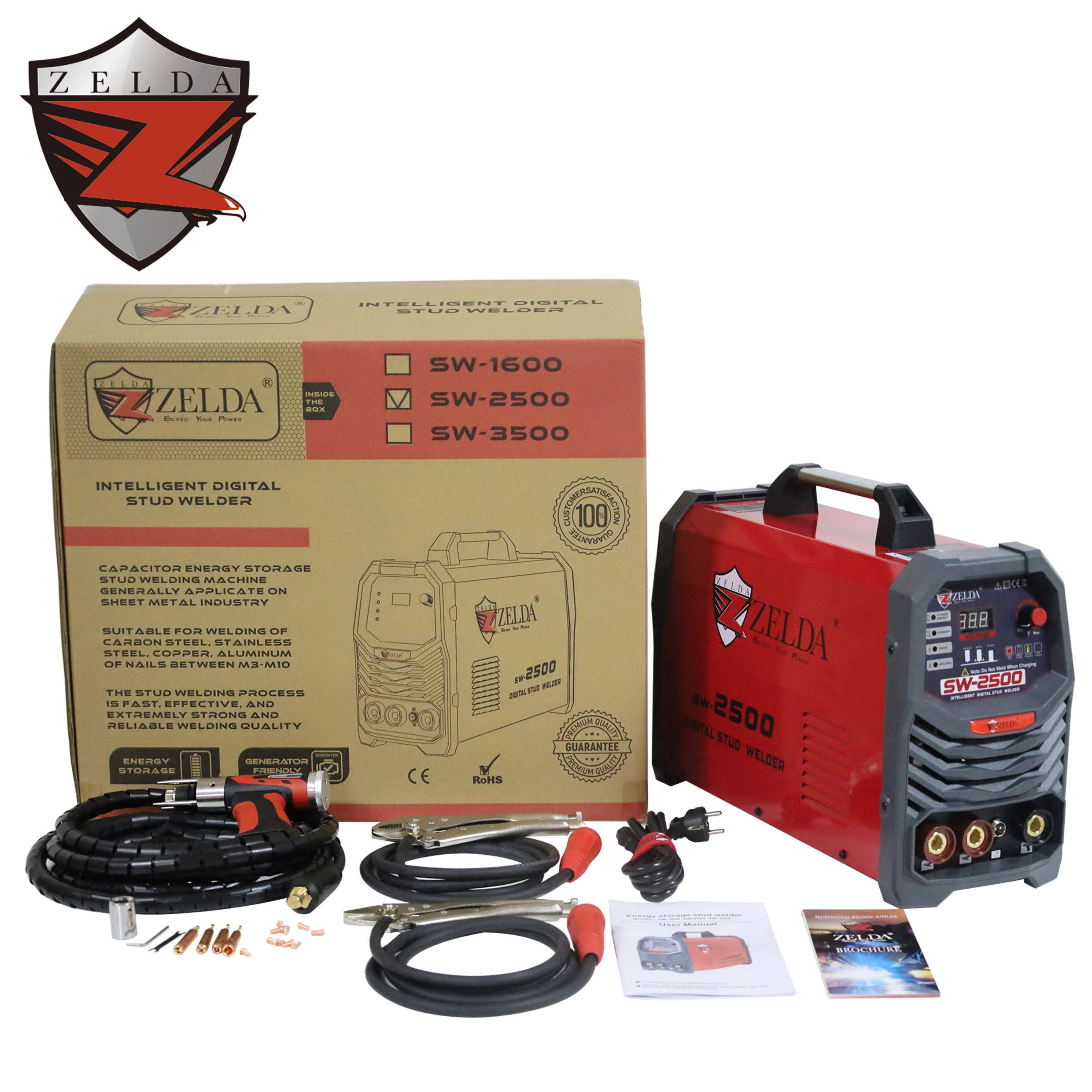 ZELDA SW 2500A High Quality Portable Manual Stud Welder New Condition ...