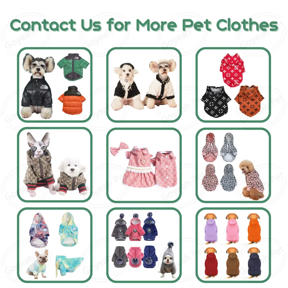 Luxury Designer Dog Jacket Waterproof Dog Coat Winter Warm Pet Clothes ...