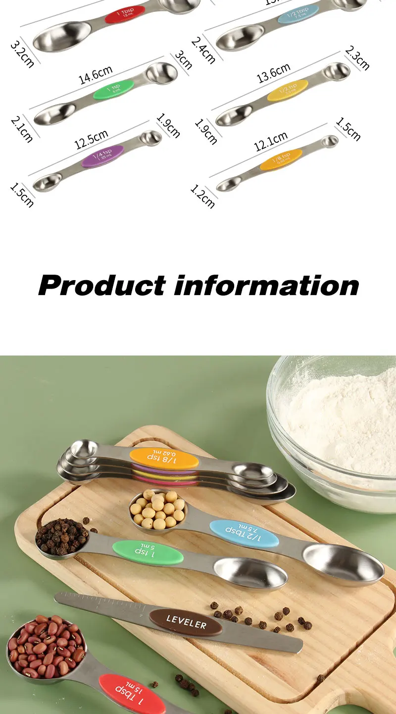 Magnetic Measuring Spoons Set for Baking, Cooking| Alibaba.com