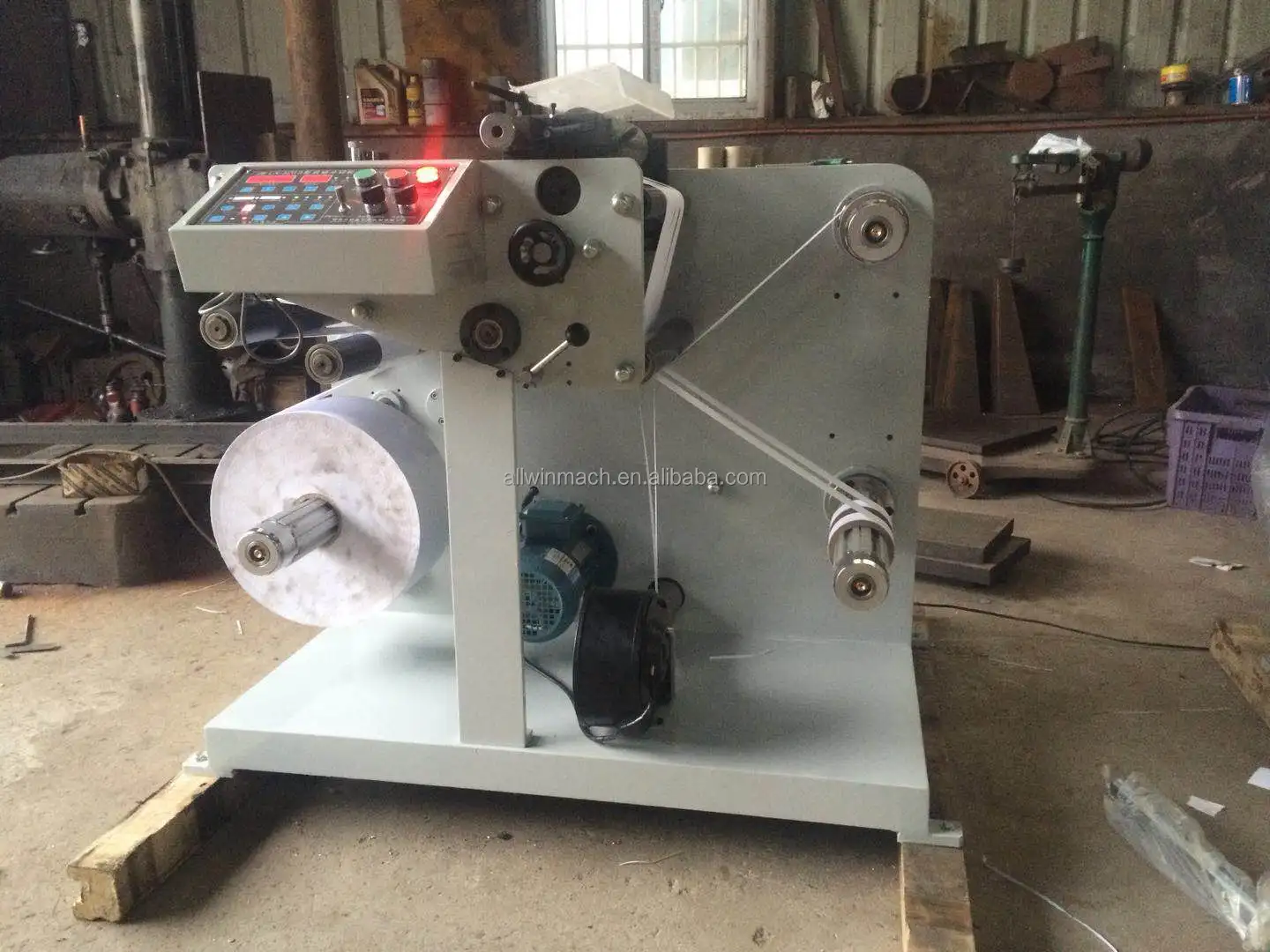 Hot Sale Sticker Label Slitter Rewinder Kraft Paper Slitting Rewinding ...