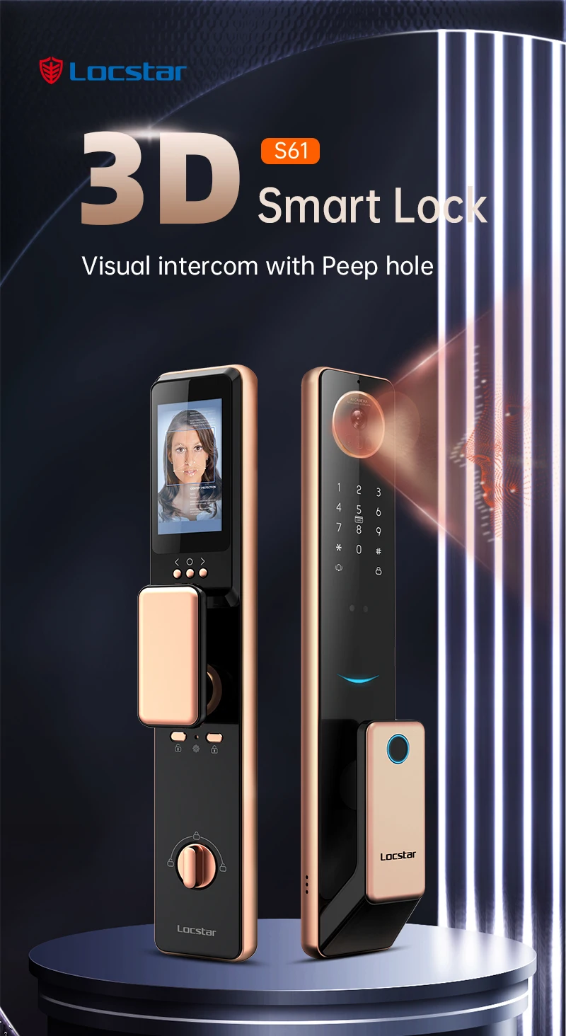 Locstar 3D Face ID Smart Lock - Secure Your Home & Office