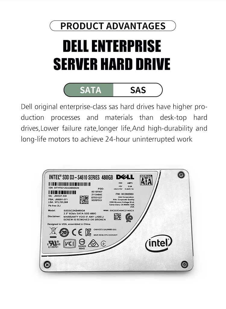 Intel S4610 SSD 3.84TB - High Performance Server Storage