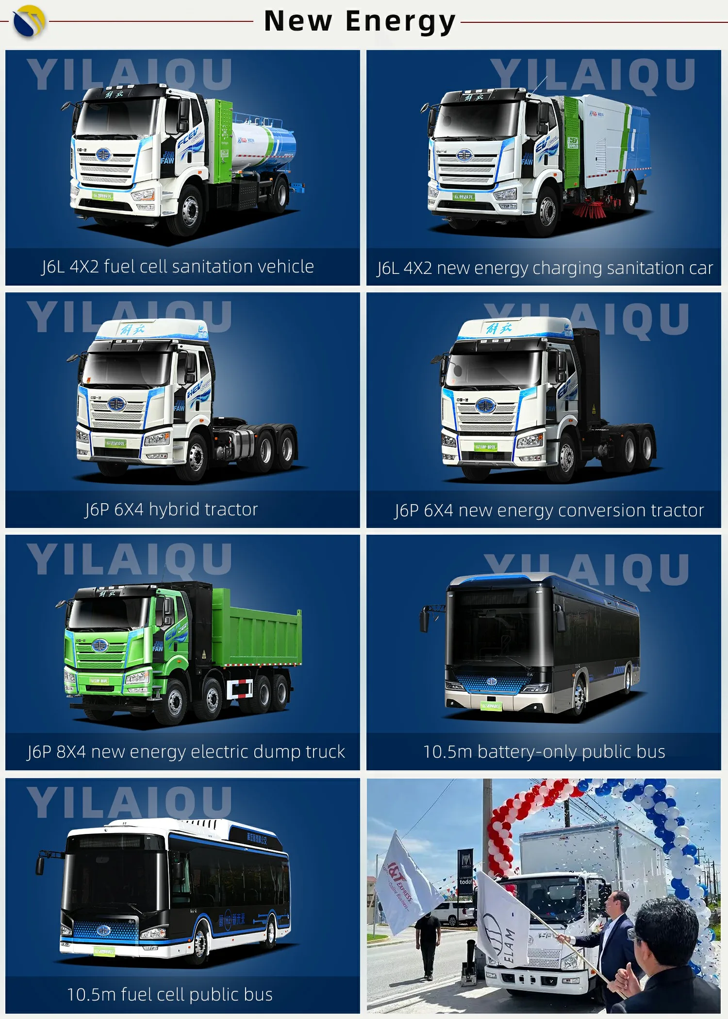 10.5m Fuel Cell Bus Faw Jiefangj6l 4x2 Intelligent Driving Urban Bus ...