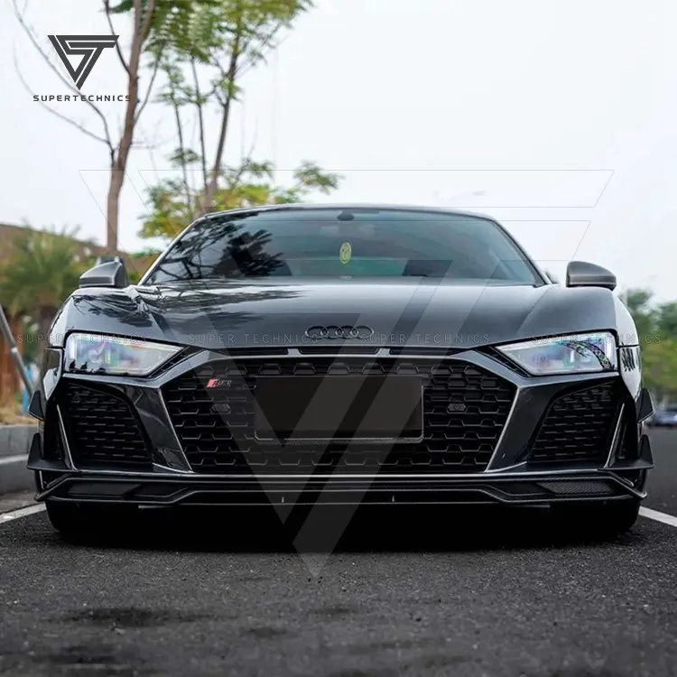 Supertechnicsi Style Carbon Fiber Front Lip For Audi R8 2019-2023 - Buy ...