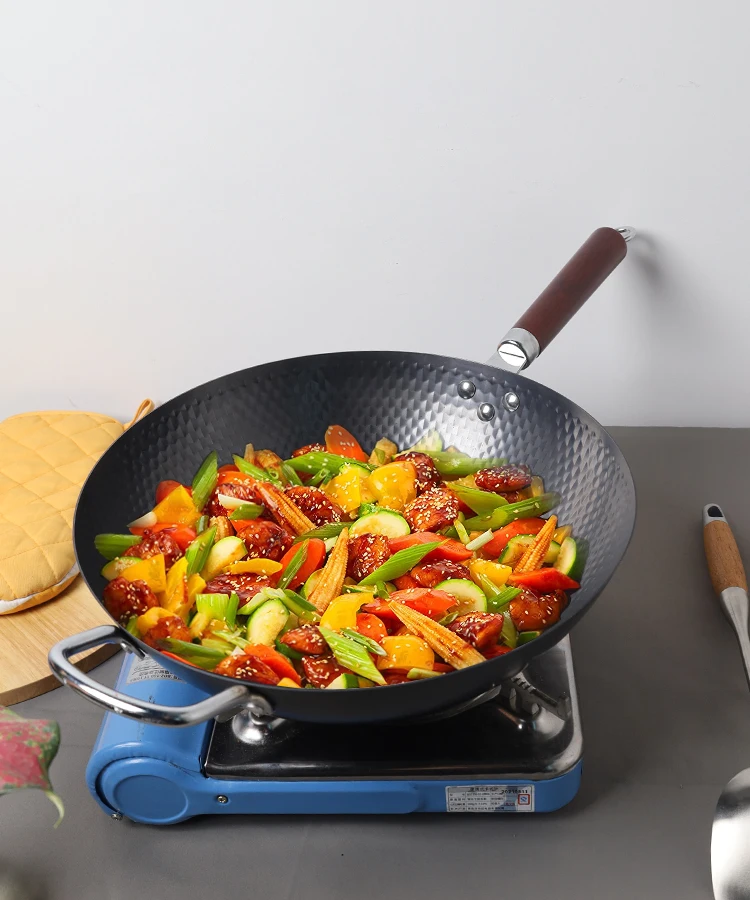 New Arrival Craft Detachable Handle Restaurant Pan Wok Traditional ...