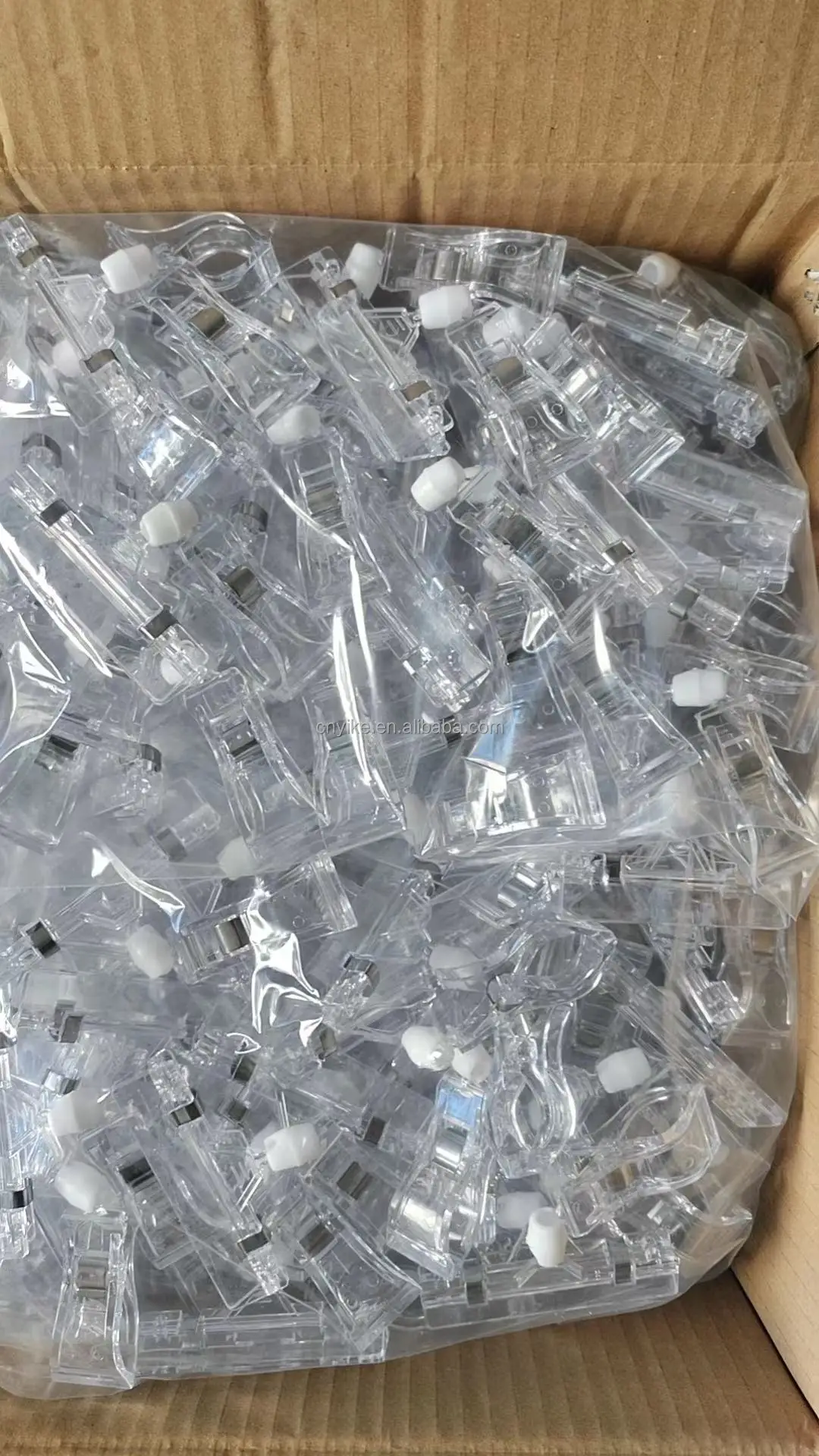 Supermarket Plastic Pop Clip Price Tag Holder Mechanical Clip Label ...