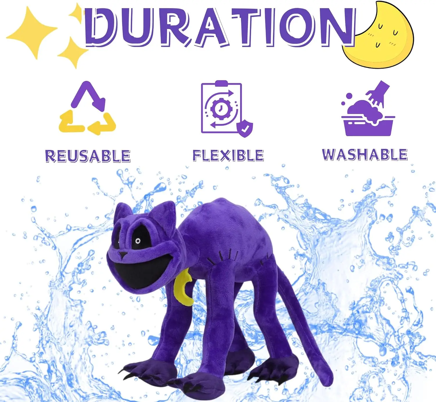 Smiling Critters Plush Toy New Monster Catnap Plush Smiling Critters ...