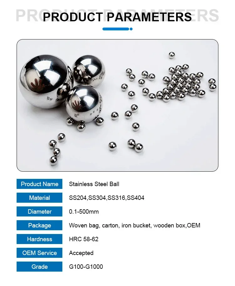 AISI1010 AISI1015 AISI1085 Stainless Steel Balls - 100mm-200mm