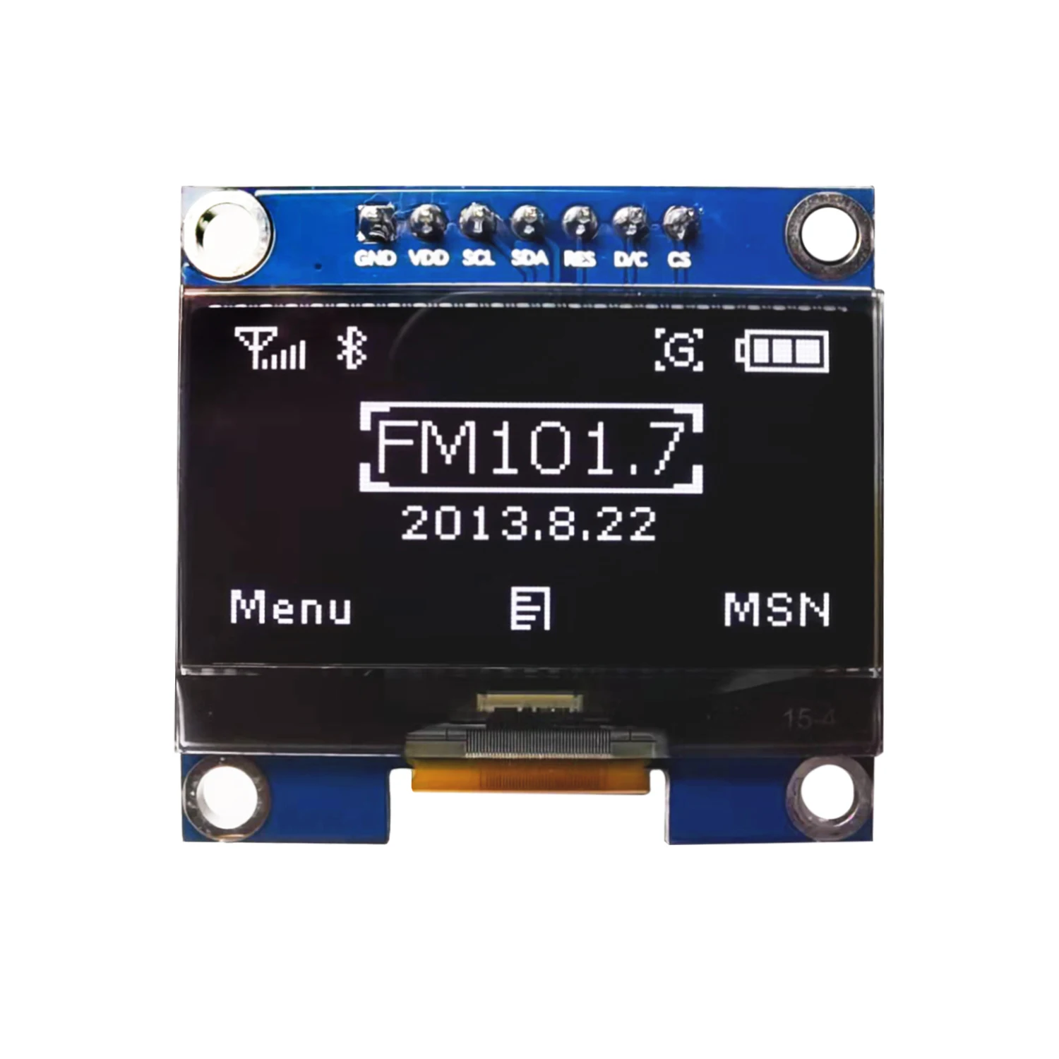 1 3inch 128x64 Oled Display Module With Pcb 7pin Spi Oled Module Buy