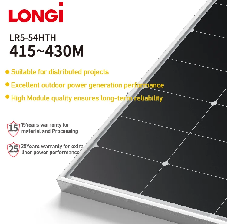 Longi Solar Pv Module Hi-mo6 Explorer 400w 420w High Efficiency Solar ...