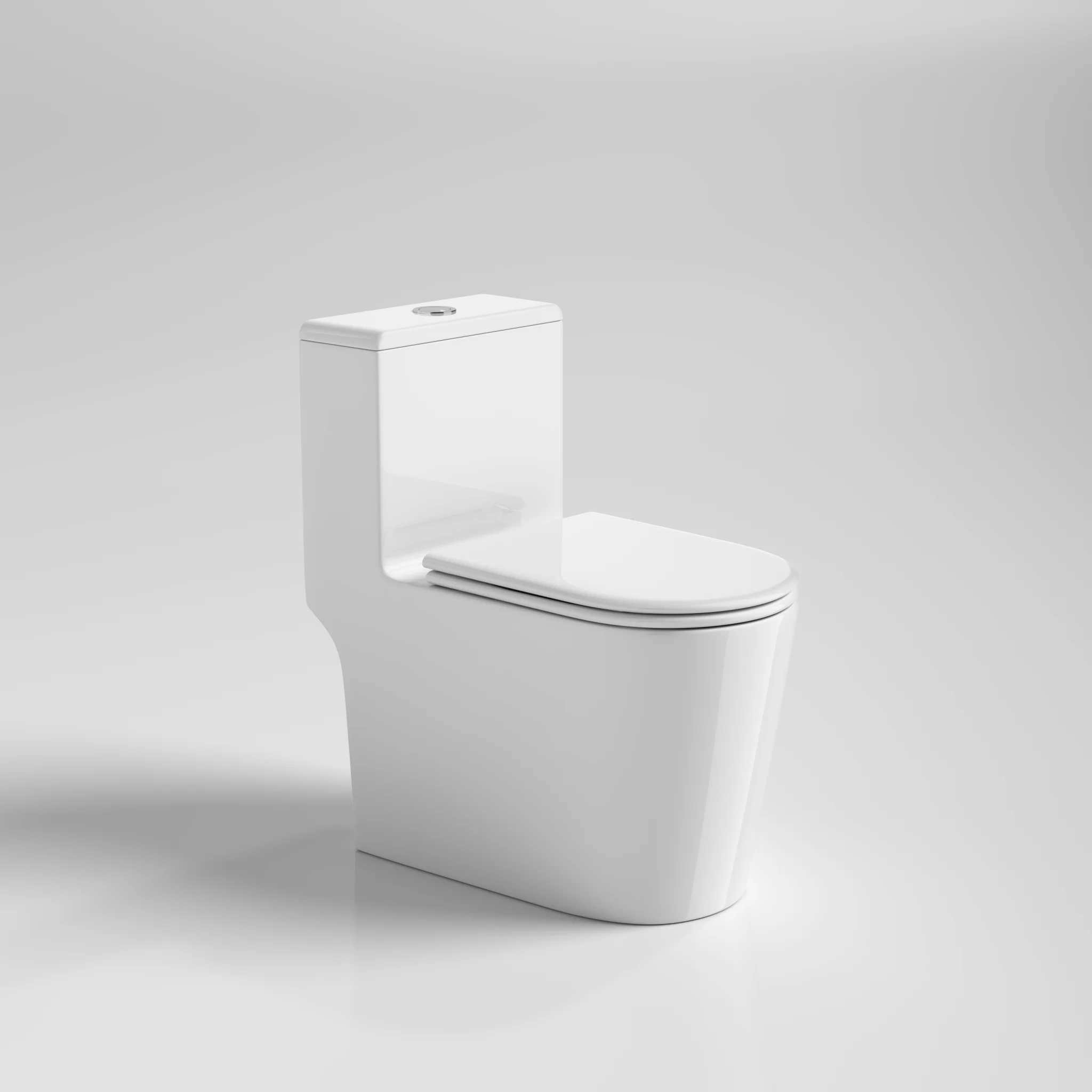 CUPC EPA ADA Modern Elongated Seat Floor Mounted White Ceramic S-trap ...