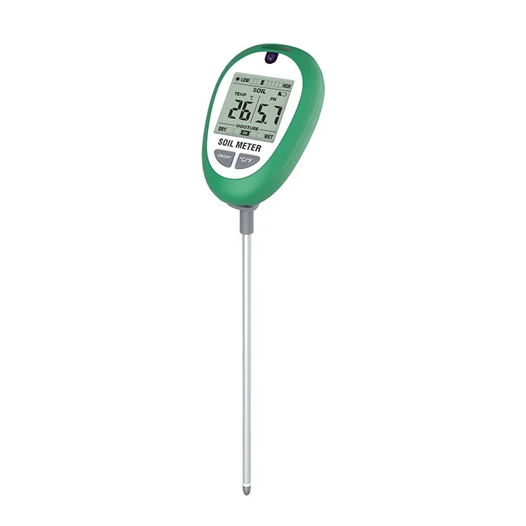 Oem 4 In 1 Digital Compost Thermometer Temperature Illuminance Light ...
