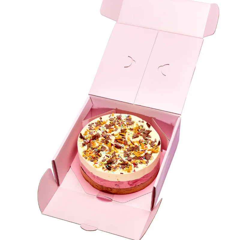 Recycle Luxury Custom Birthday Cake Gift Box Food Bento Takeaway ...