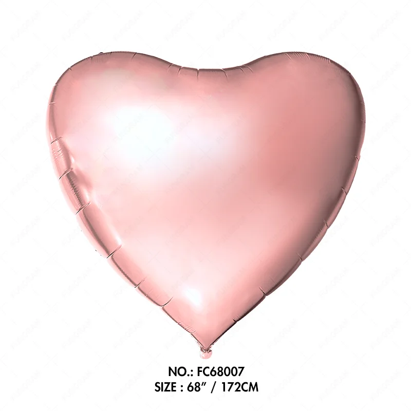 68 Inch New Big Size Heart Star For Valentines Day Helium Foil Balloons ...