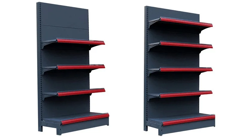 Wooden Supermarket Convenience Store Display Cabinet Steel And Wood ...