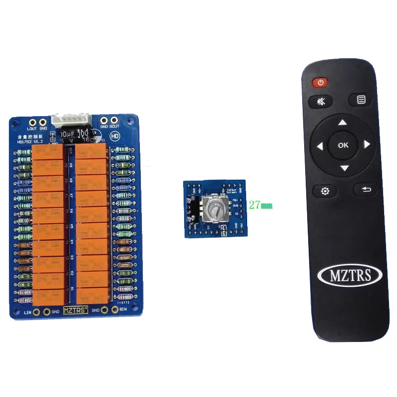 Infrared Volume Potentiometer Remote Control Relay Board