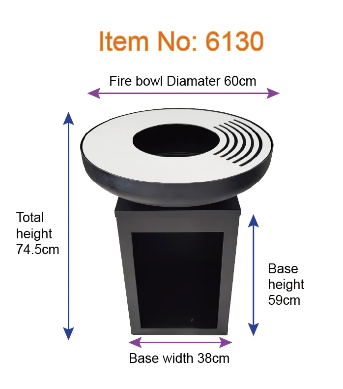 Outdoor Cooking Stainless Heavy Duty Large Steel Bbq Brazier Fire Pit ...