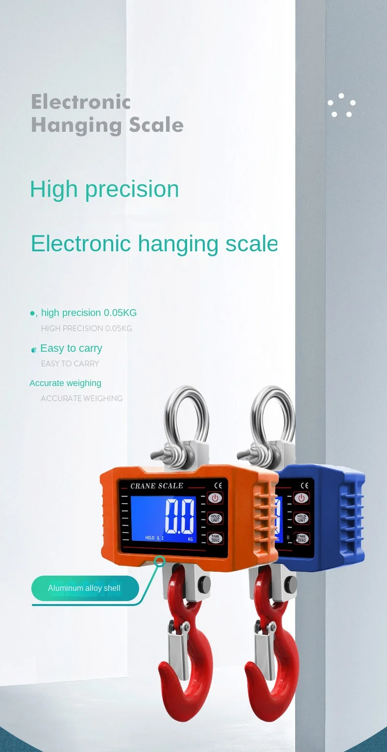 500kg Hanging Crane Weighing Scale Weigh Cattle Portable Hand Scale - Buy Buy 300kg Hanging ...