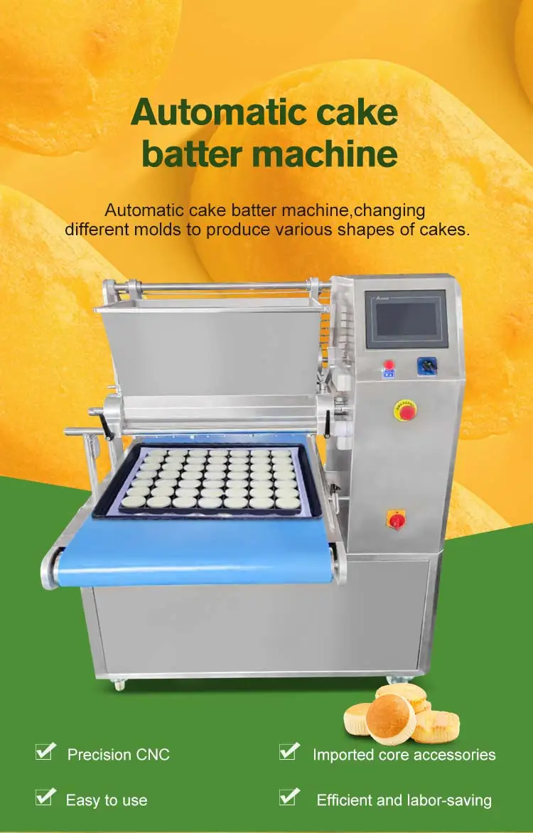 Batter Depositor Mini Cupcake Tiramisu Dispenser Machine