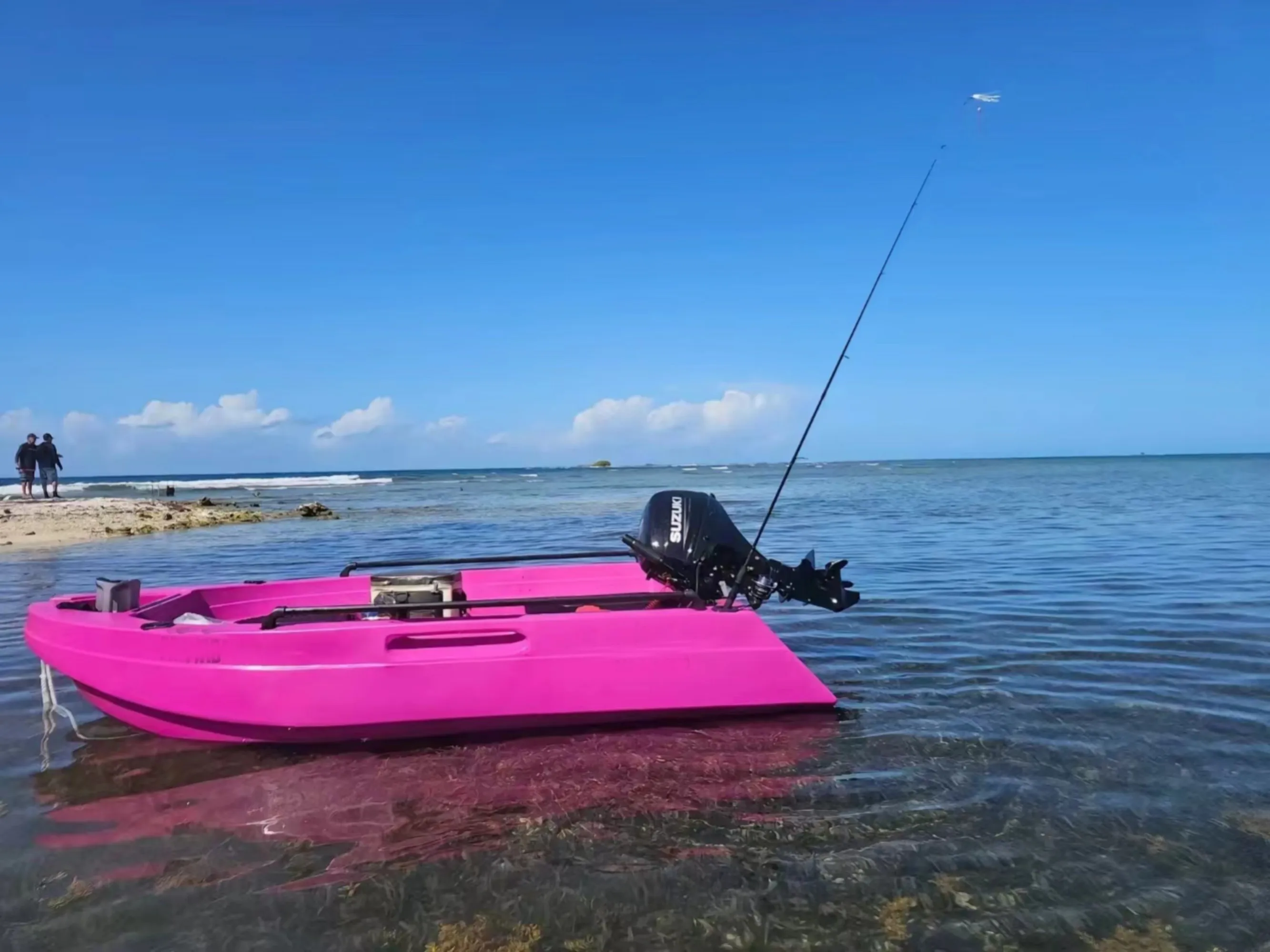 15HP New Arrival 10ft 3.05m 3M Fishing Motorised Kayak Rotomolded ...