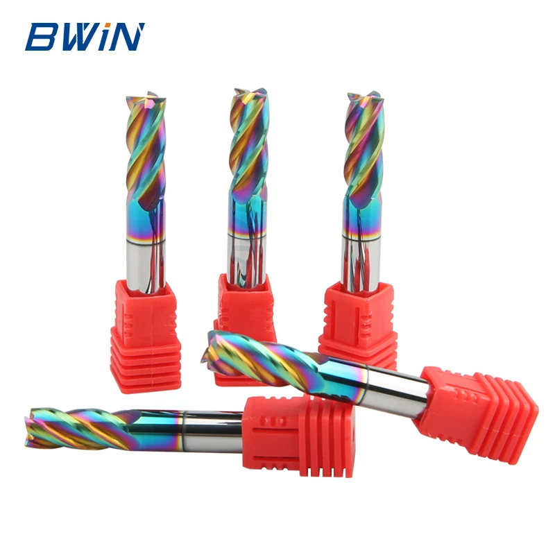 BWiN Hard Colorful DLC Coating Custom CNC Router Bits Milling Cutter ...
