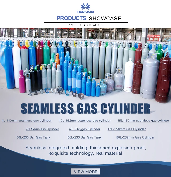 Different Sizes And Colors Argon Co2 Helium Welding Tank Cylinder For ...