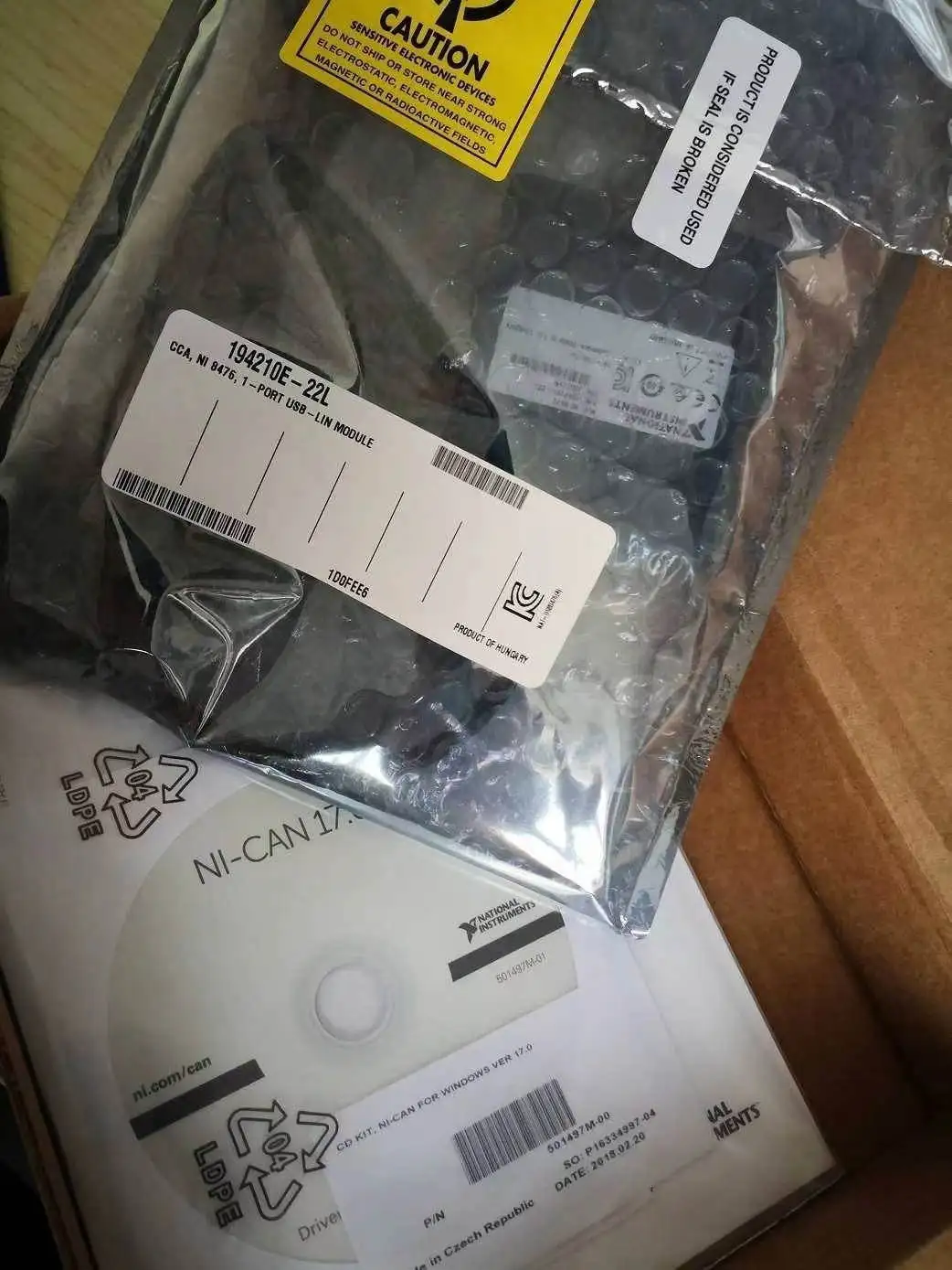 Ni Usb-6008 Usb Daq 779051-01 Acquisition Card Multifunction Usb Data ...