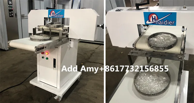 Bakery Slicer Hamburger Bread Bun Slicer Cake Cutter Machine