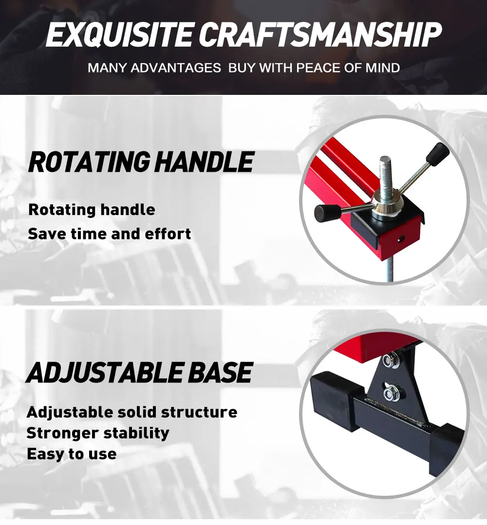 500kg Steel Engine Load Leveler Support Bar Engine Gearbox Double ...