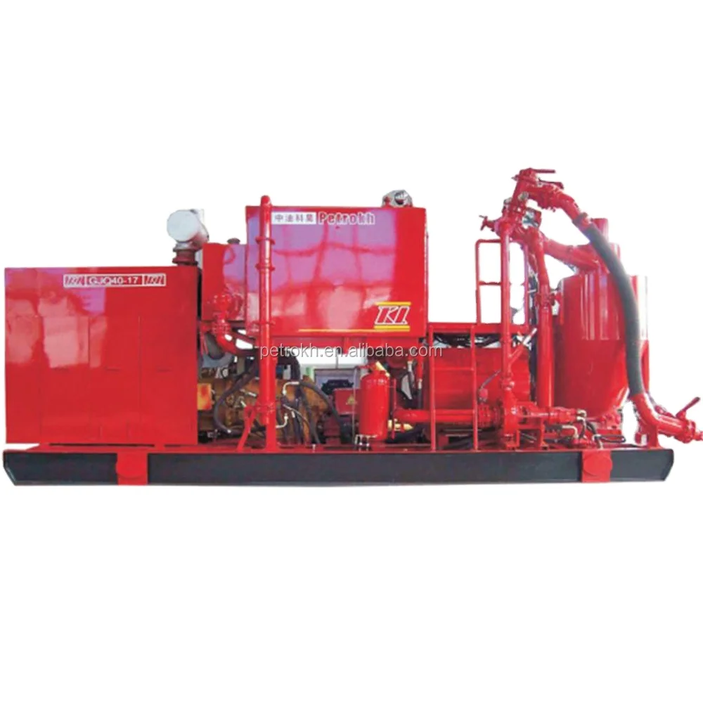 Single pump cementing skid mounted cementing unit 40-17 cementing skid ...