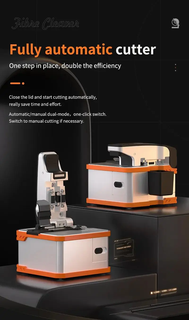 Advanced Precision Slice Cleaning Fiber Ends Fiber Optic Auto Cutting ...