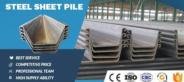 Good Price Type Ii Sheet Pile 400x100x10.5mm Carbon Steel Sheet Piles Z ...