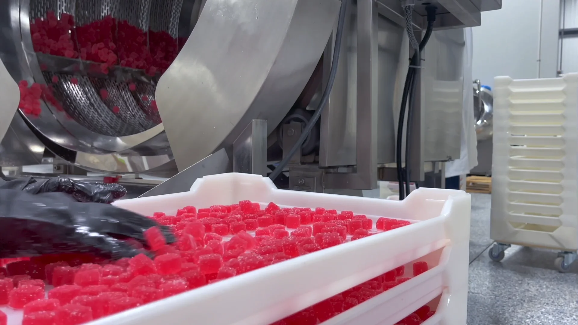 M150 Automatic Vitamin Pectin Gelatin Agar Candy Making Machine Starch ...