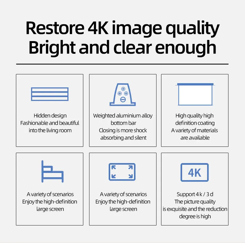 120inch150inch Tab Tensioned Projection Screen Motorized Projection ...