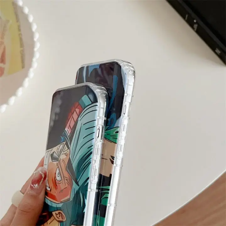 Anime Luffy Sliding Design Mirror Phone Case One Pieces Shell For ...