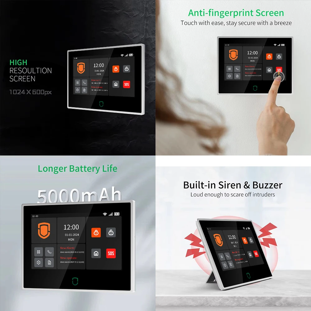 Chitongda 4G GSM Wifi Smart Home Intruder Security Alarm